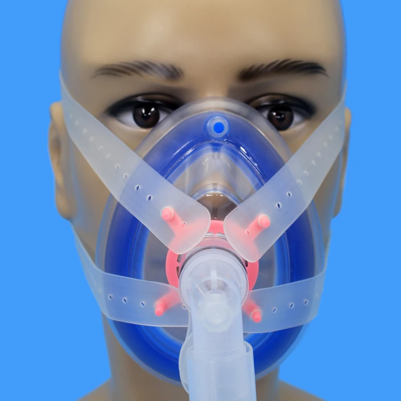 Silicone-four-head-band-adult-and-child-medical-anesthesia-mask-fixed ...