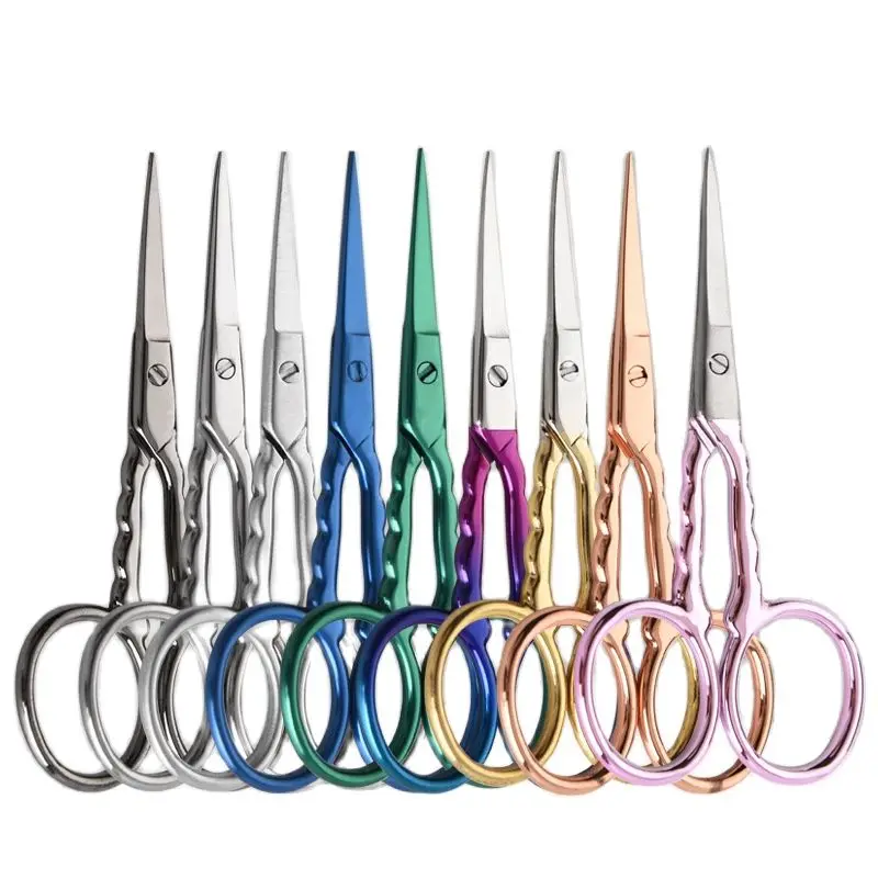 1pcs 9.3cm Mini Vintage Scissors Extra Small Stainless Steel Embroidery ...