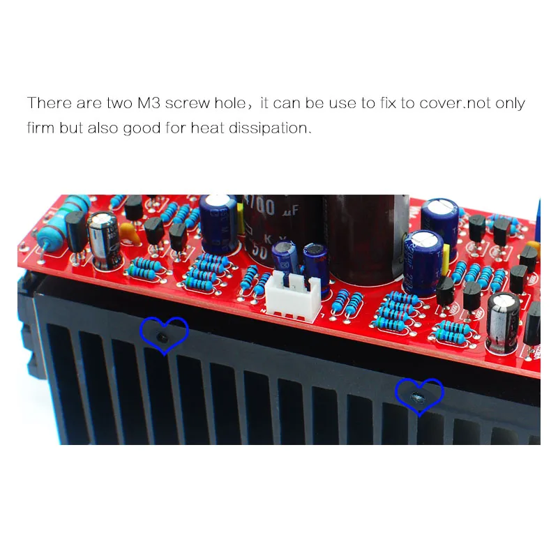 UNISIAN класса AB 2,0 каналов аудио усилитель плата высокой мощности ...