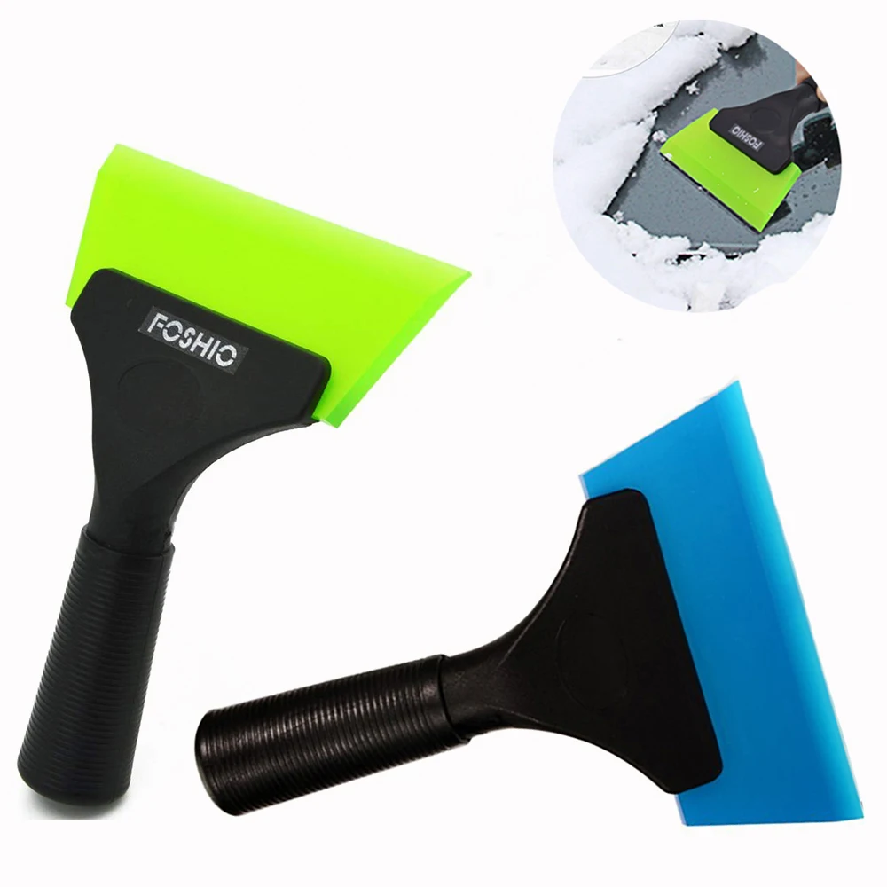Foshio Vehicle Ice Scraper Rubber Snow Shovel Car Cleaning Tool Washer ...
