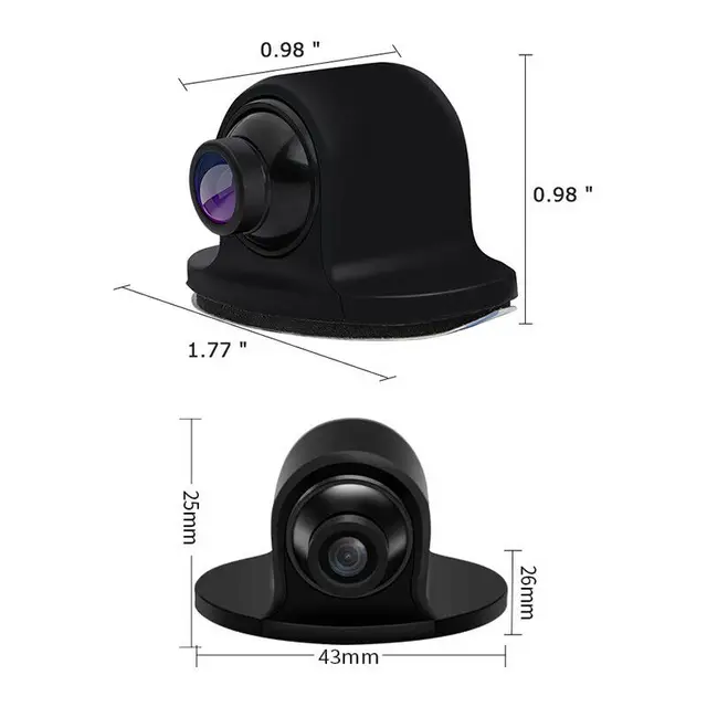Car 360°reversing Rear View Camera High-definition And 170 Degree Wide ...