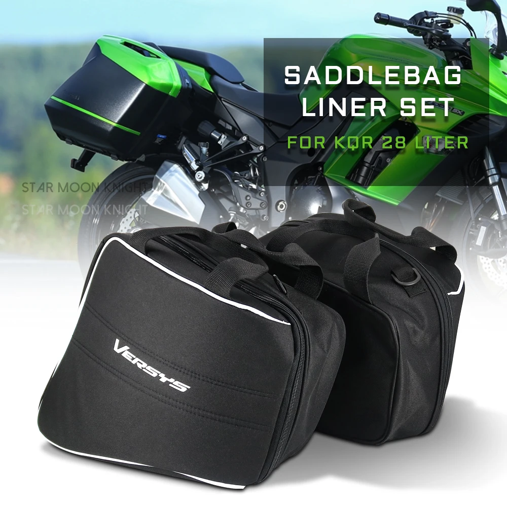 Alforja dura para Kawasaki Ninja H2 1000 Versys 1000 650, KQR 28L ...
