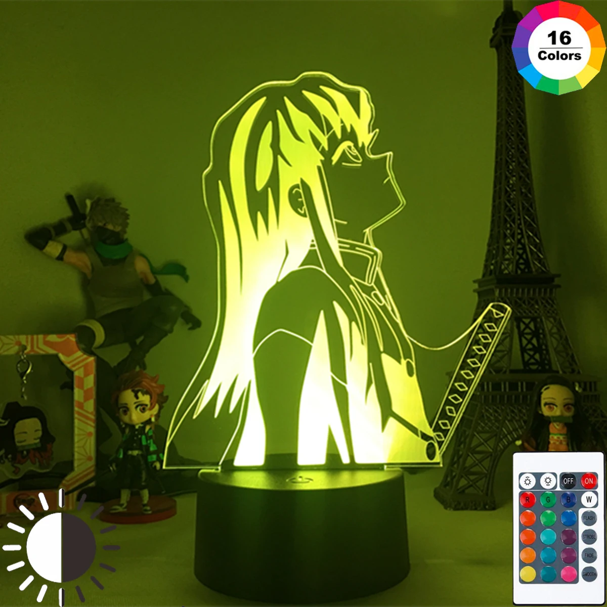 Demon Slayer Kimetsu no Yaiba Muichiro Tokito Led Night Light for ...