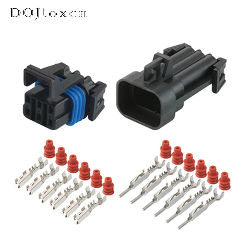1/5/10/20 conjuntos 6pin gt delphi à prova dwaterproof água conector ...