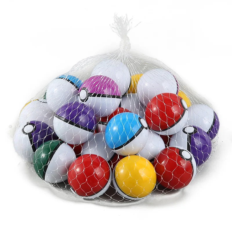 50pcs/Set Pokemoned figures cartoon Pet Elf Ball Pokeball lot Creative ...