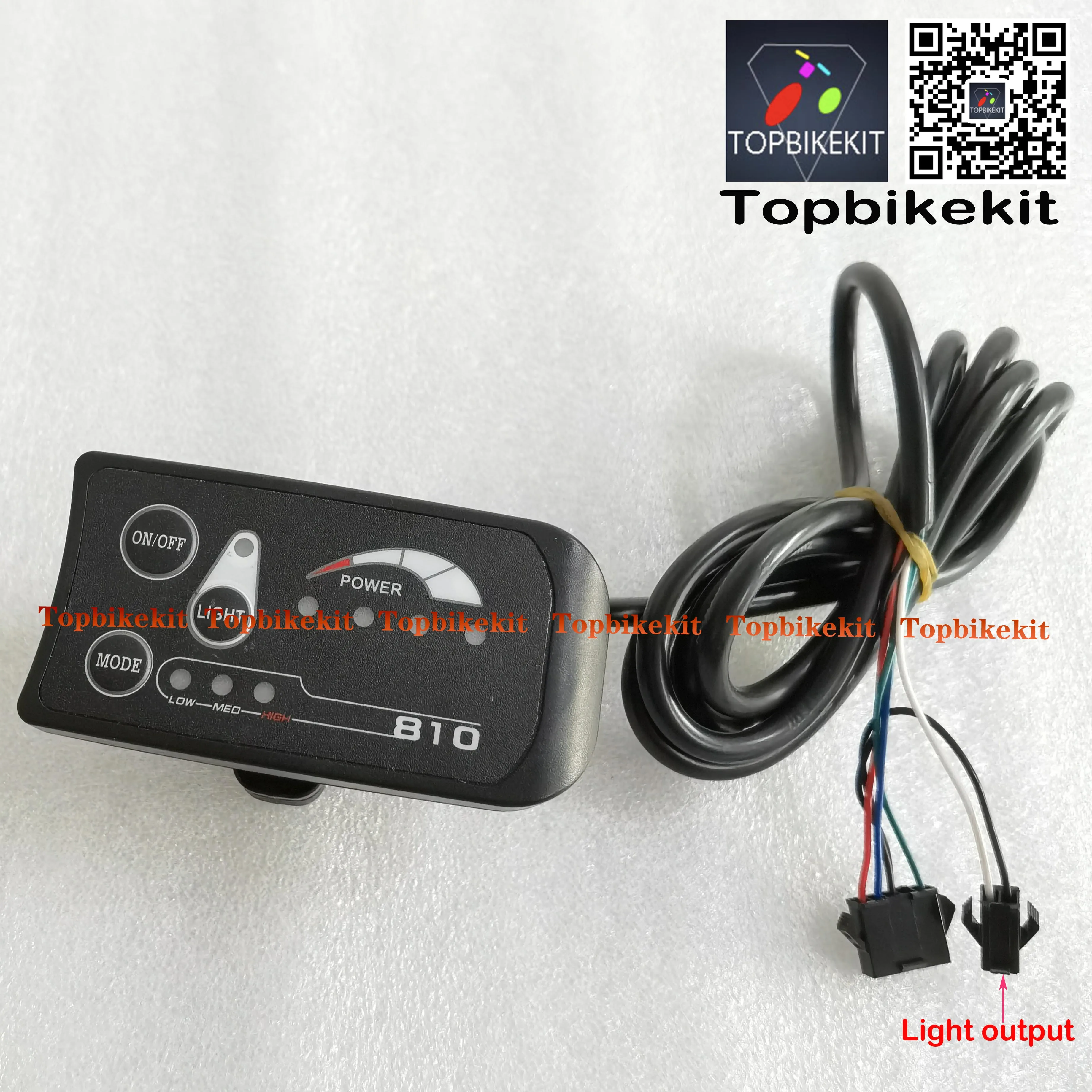 ebike-display-Ebike-LED-display-24V-36V-48V-LED810-Display-Level-Meter ...