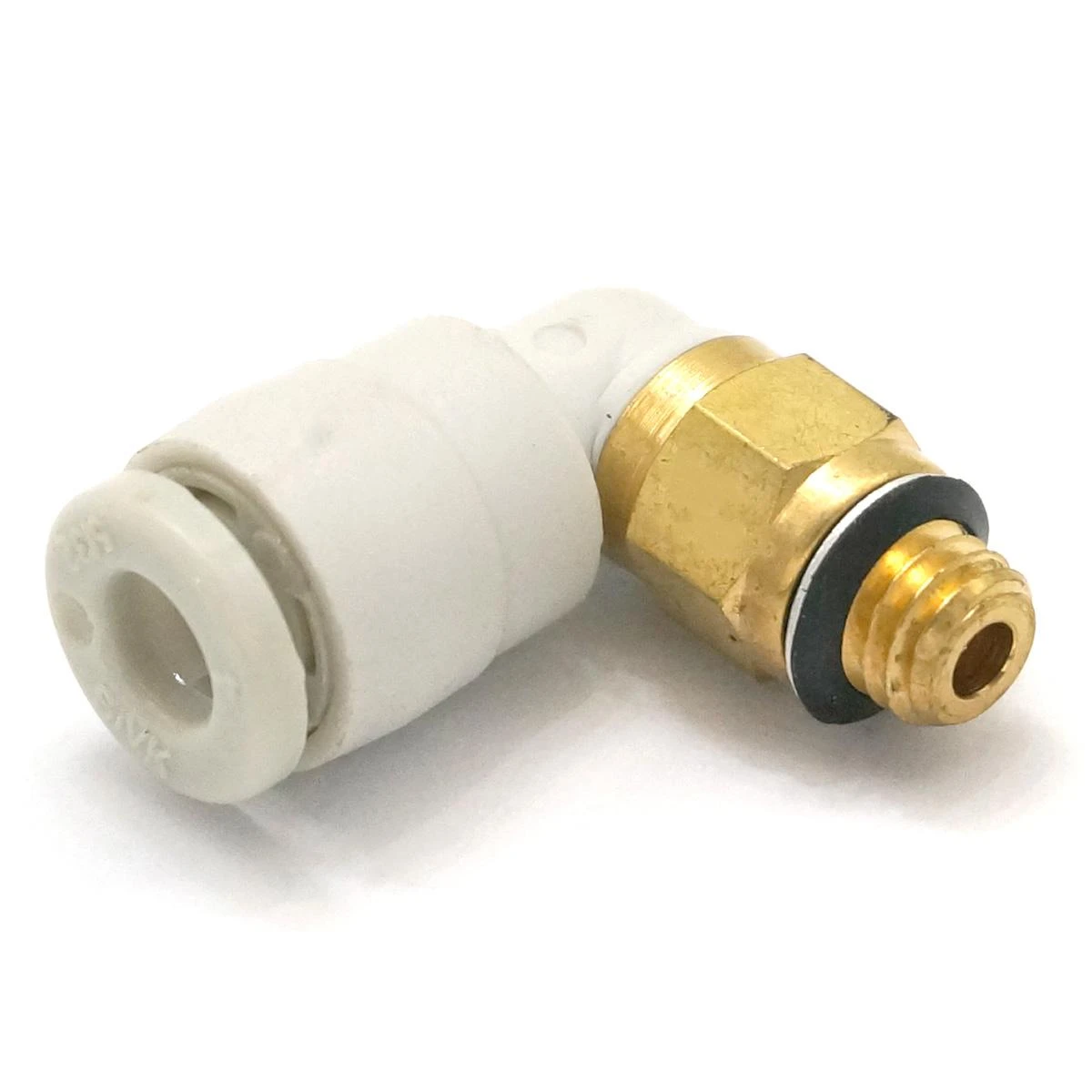 KQ2L04 M5 ワンタッチ継手プッシュエルボコネクタ適用チューブ O.D. 4 ミリメートルポートサイズ M5 × 0.8 KQ2L04M5 SMC タイプ|push in|push in ...