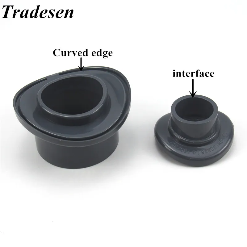 1pc PVC saddle Interface Saddle Joint Arc generation Tee Saddle ...