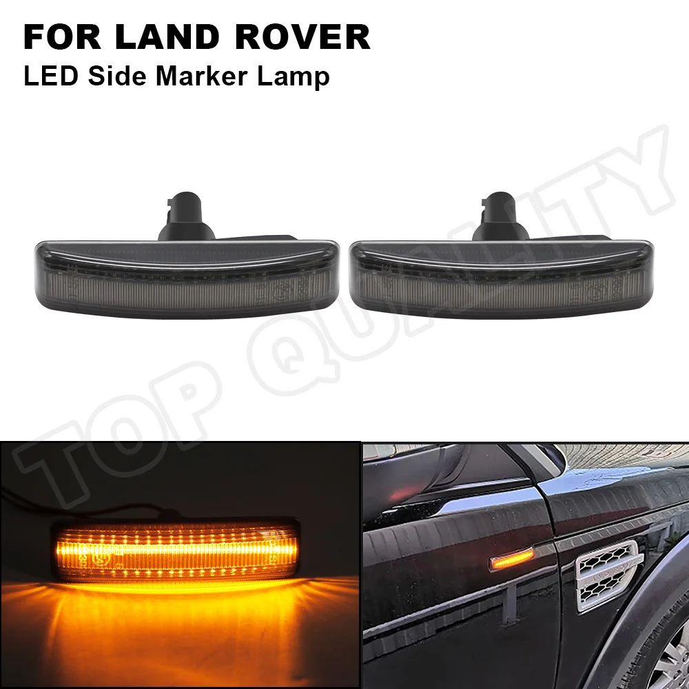 Dynamic LED Side Marker Turn Signal Light Indicator Lamp For Land Rover ...
