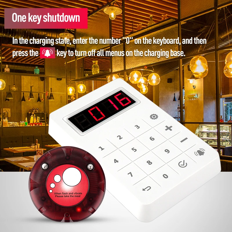 Customer Paging System for Restaurants and Stores in Tower Shape, with ...