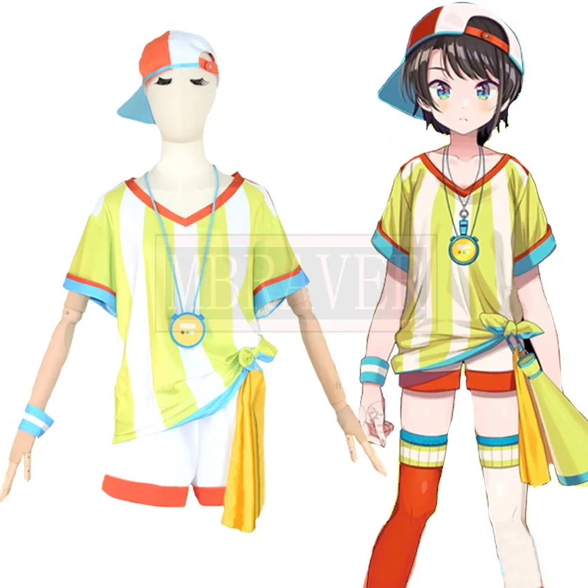 VTuber Hololive Oozora Subaru Ozora Subaru Cosplay Costume Uniform ...