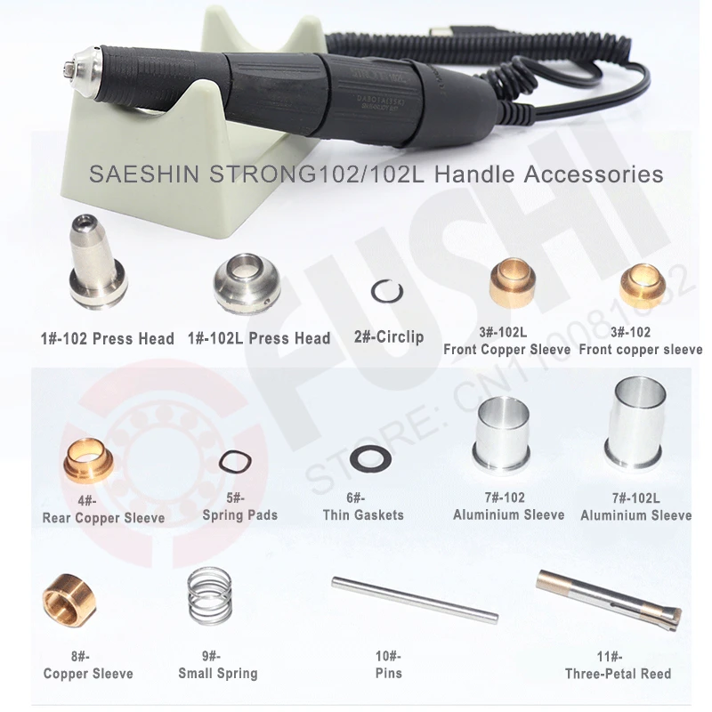 Piezas-de-mano-originales-para-Saeshin-Strong-102-102L-accesorios-de ...