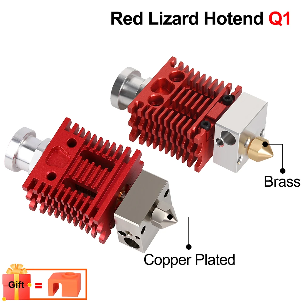Red Lizard Q1 Hotend Radiator Ultra Precision 3D Printer Parts ...