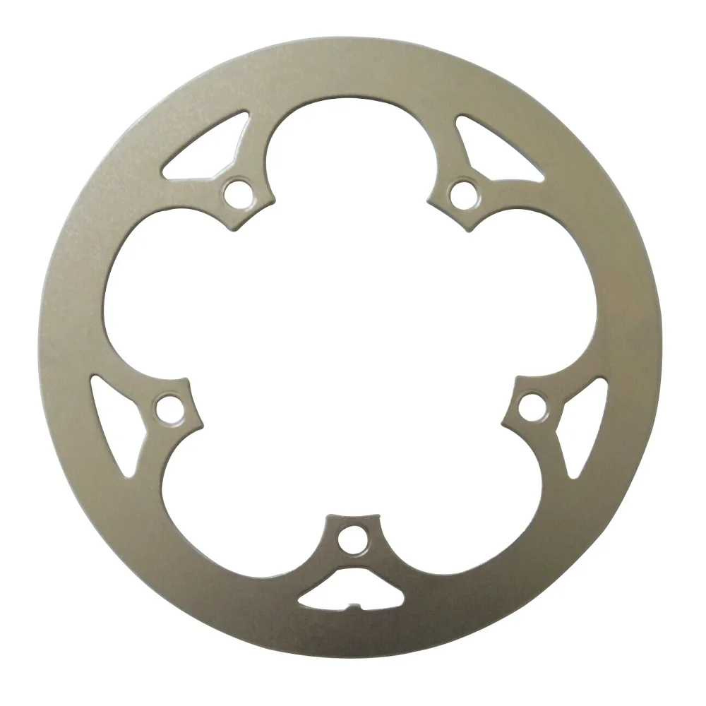 TRUYOU-130-BCD-Chain-Wheel-Guard-Folding-Bike-Chainring-Cover-Silvery ...