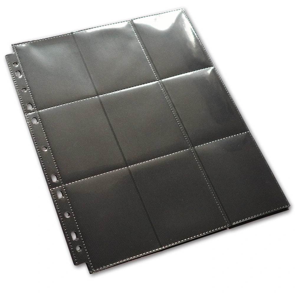 30 Pages/Lot 18/9 Pockets Board Game Cards Page Trading Card Protector ...