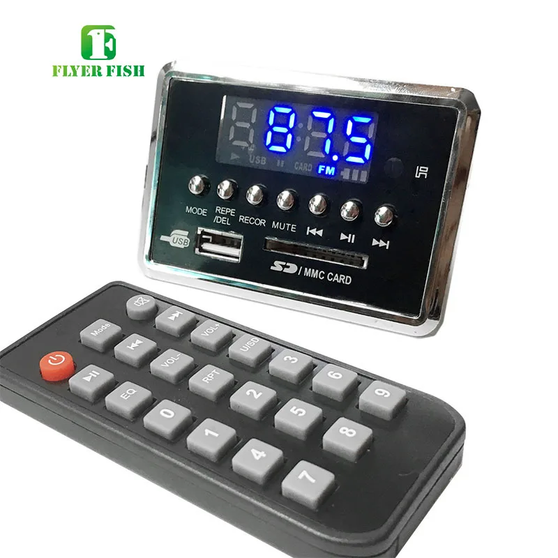 5V Bluetooth 5,0 MP3 Audio Decoder Board Aufnahme Auto USB Blau MP3 ...