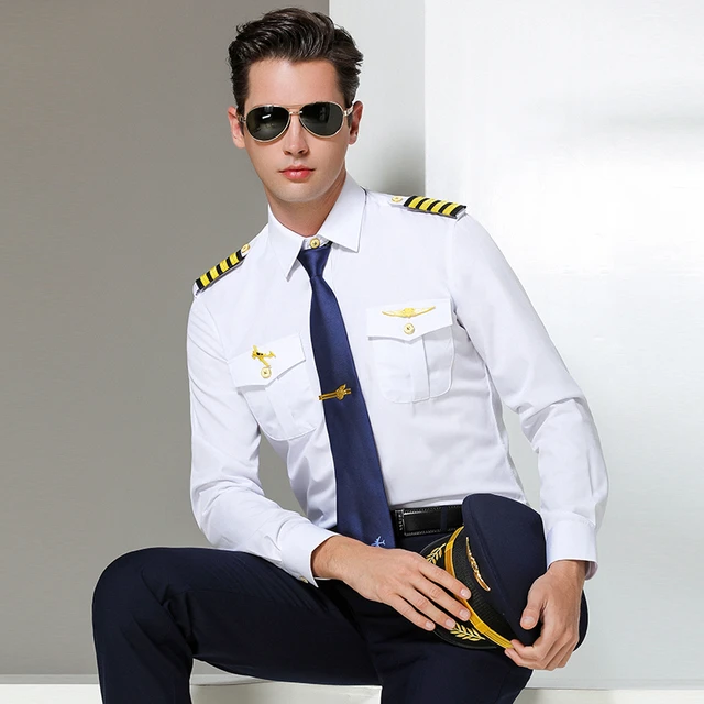 Airline Pilot Uniform White