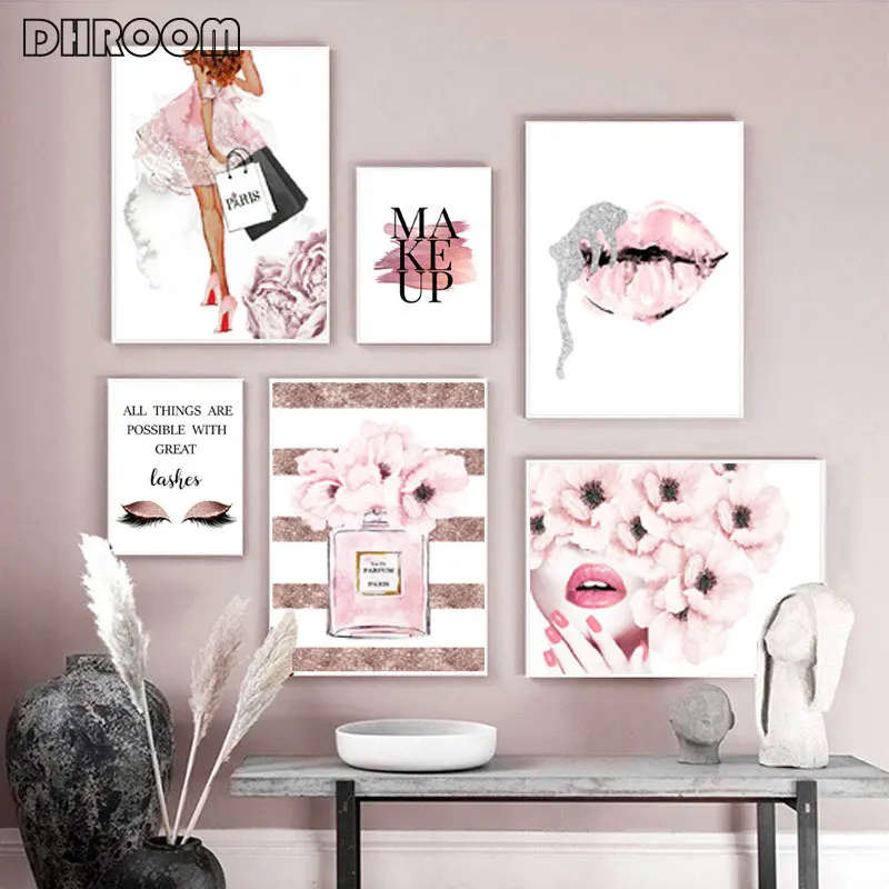 Digital Prints Fashion decor Print Makeup canvas Art & Collectibles ...