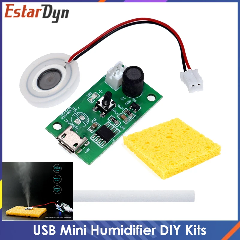 USB-Mini-Humidifier-DIY-Kits-Mist-Maker-and-Driver-Circuit-Board-Fogger ...