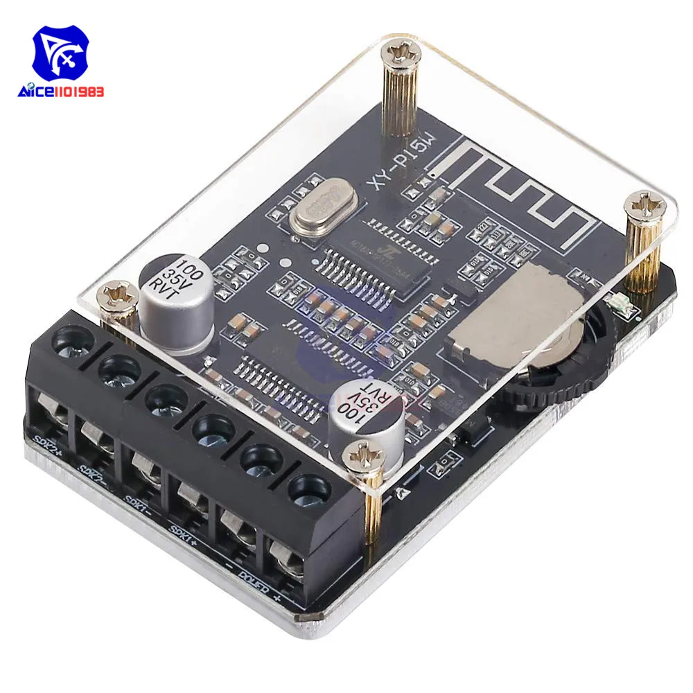 Diymore Audio Amplifier Board With Bluetooth 5.0, 10w 15w 20w 2.0 Dual ...