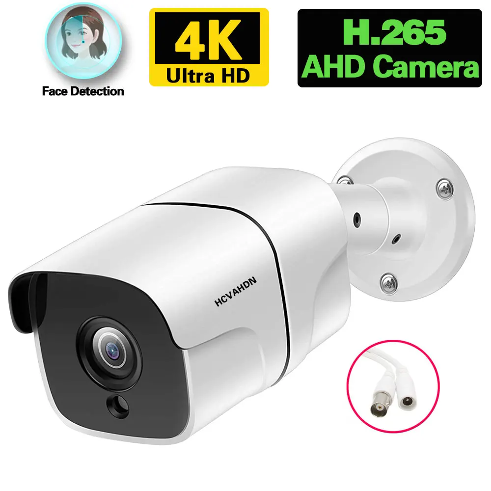 Hd 4k Wired Cctv Analog Video Camera Bnc Outside Face Detction Ahd ...