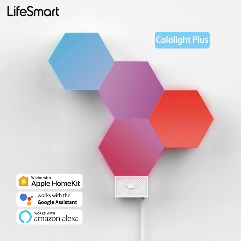 LifeSmart-Paneles-de-luz-LED-inteligentes-Cololight-Plus-DIY-luz-cu ...