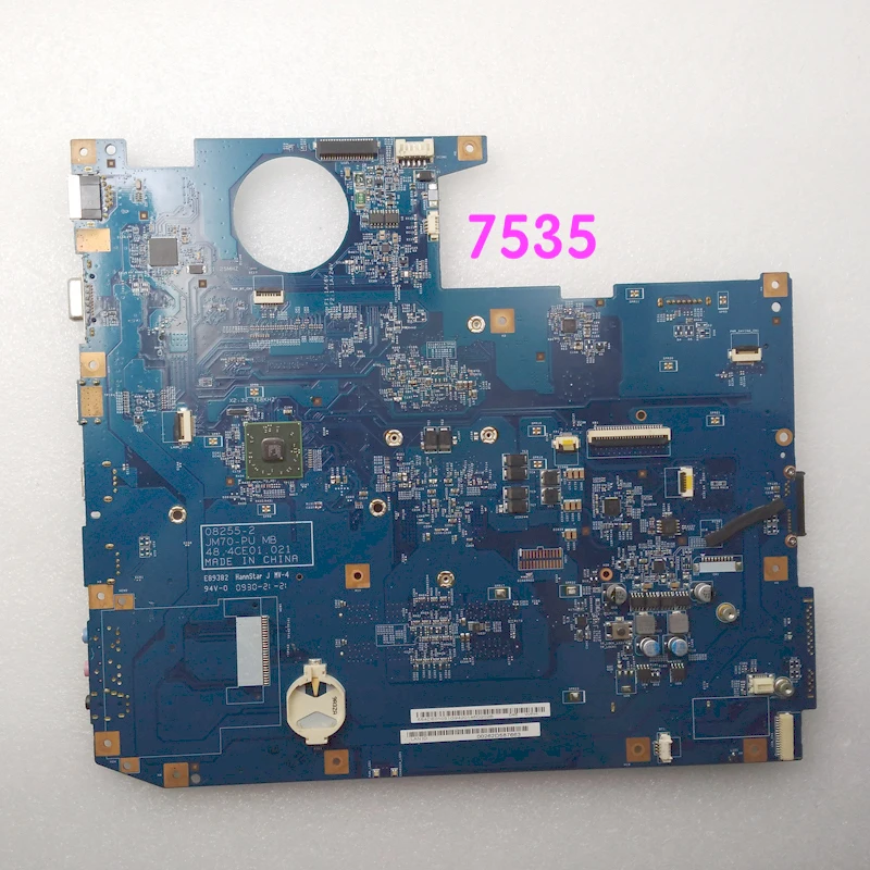 Acer 7535 Laptop Motherboard 08255-2 JM70-PU 48.4CE01.021 Mainboard ...