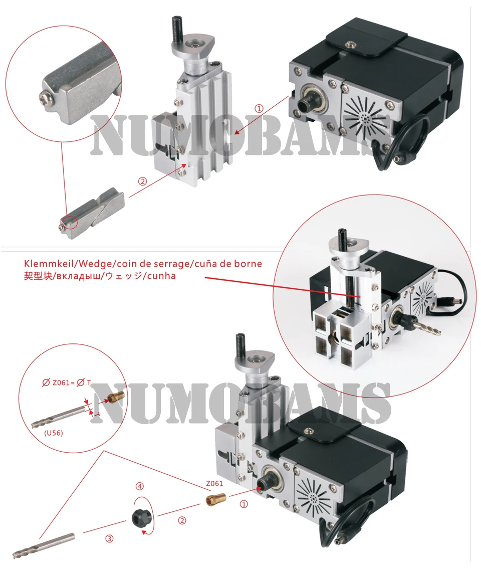 Numobams TZ20005MM Metal Milling Machine - Precision and Power in a ...