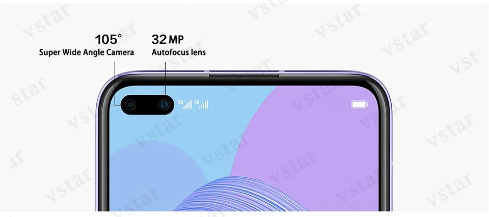 Смартфон HUAWEI Nova 6 6,57 дюймов Kirin 990 Восьмиядерный Android 10,0 разблокировка лица NFC ...