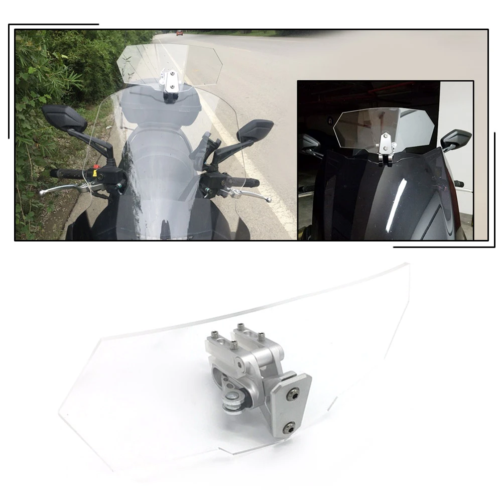 Universal Motorcycle Windshield Windscreen Wind Deflector for BMW ...