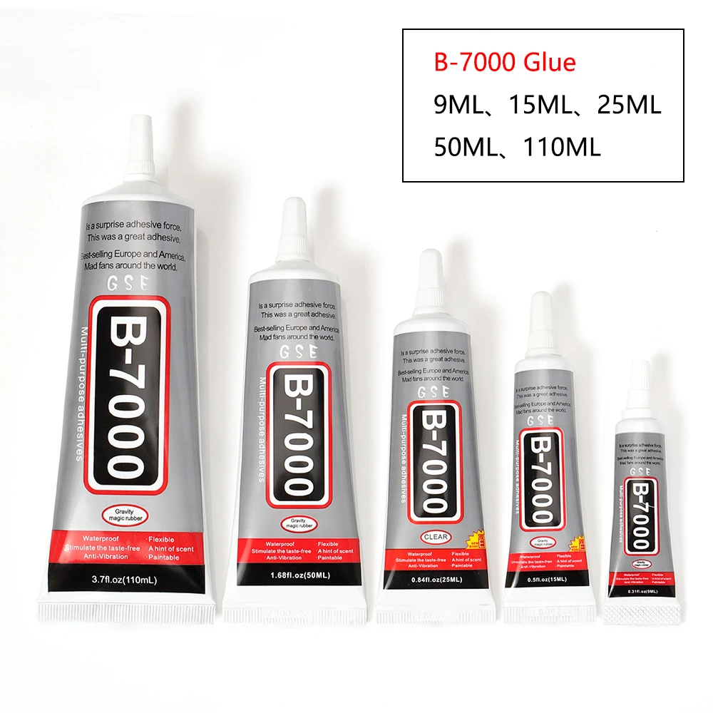 B7000 Glue for Rhinestones Crystal Adhesive 9ml 15ml 25ml 50ml 110ml Needles Jewelry Crafts ...
