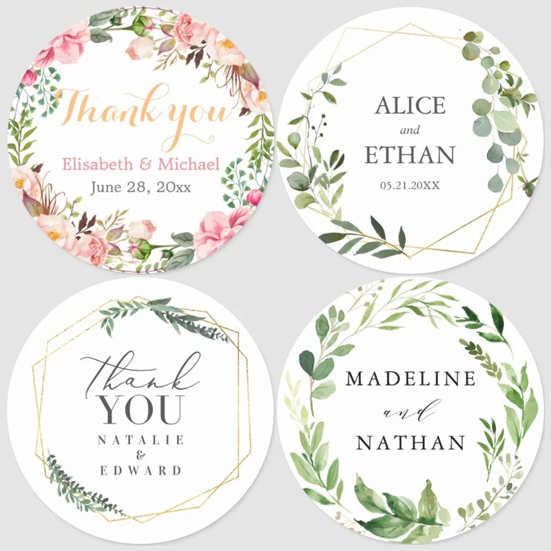 Wedding-thank-you-stickers-Wedding-Stickers-Custom-Wedding-labels ...