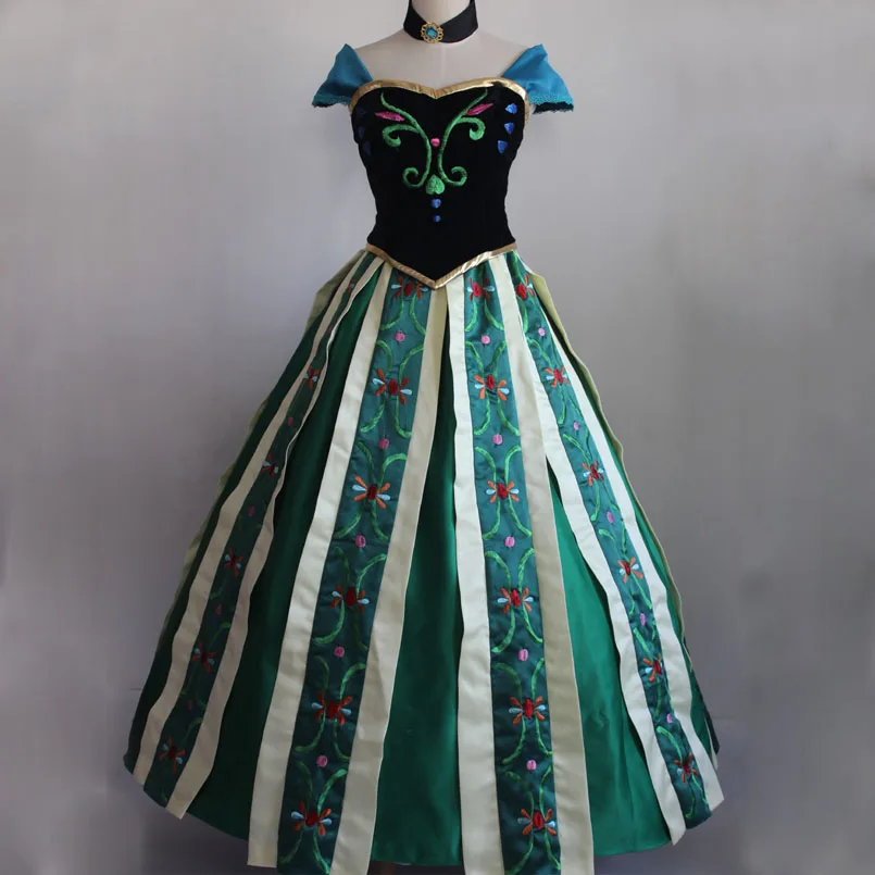 Frozen Anna Green Dress Pattern