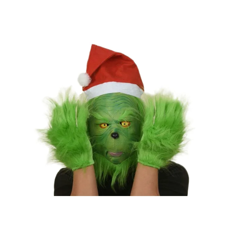 Grinch Costume Latex Masks - bestofferes