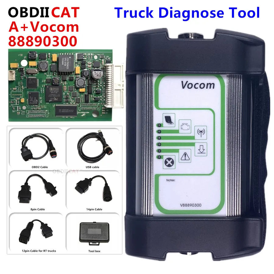 High Quality OBD2 Diagnostic Tool Proffesional Scanner Vocom 88890300 ...