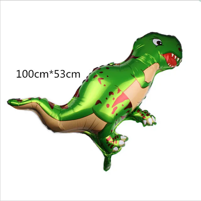 1 pc 4D Walking Dinosaur Foil Balloon Boy Animal Children Dinosaur Birthday Forest Party Decoration