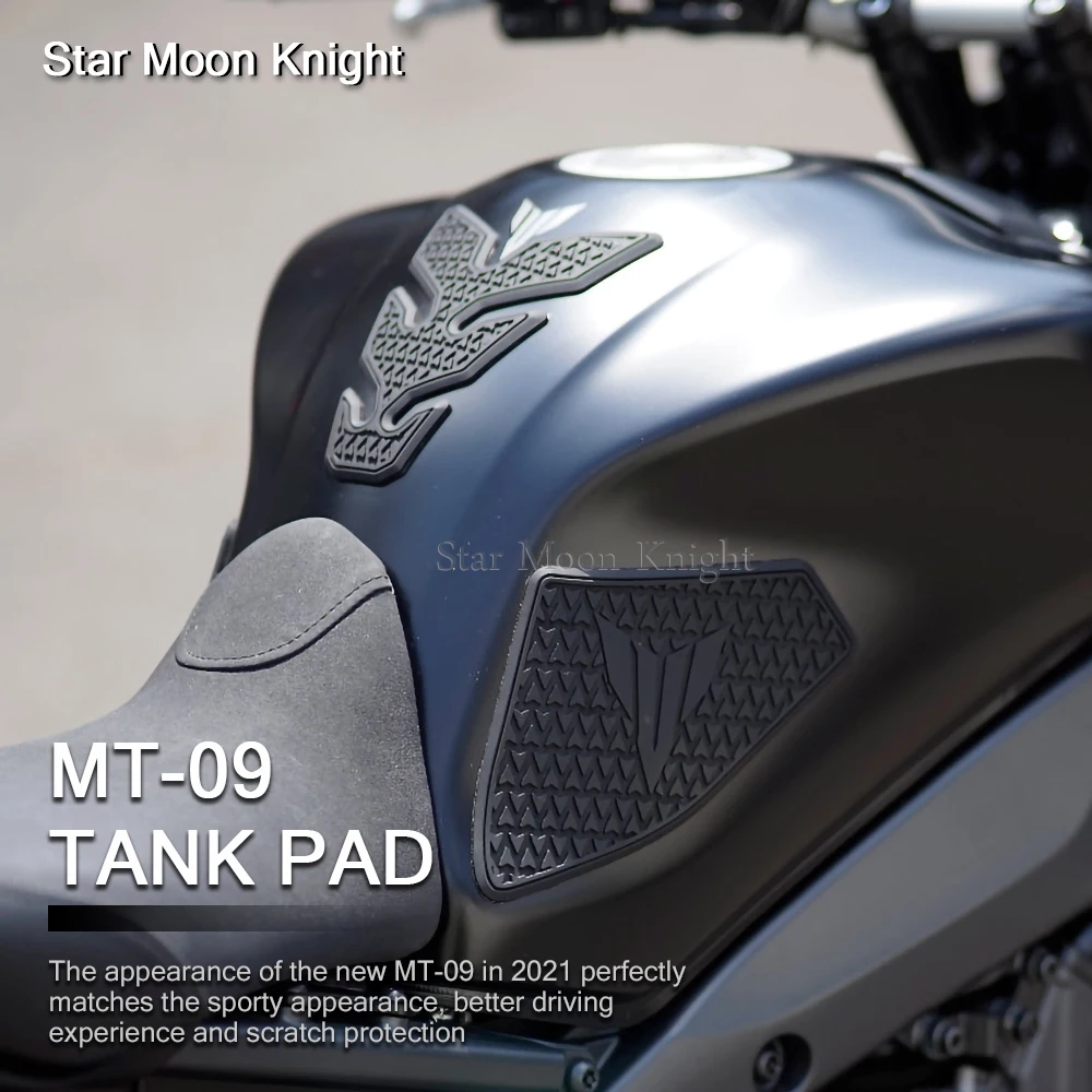 For Yamaha MT 09 MT 09 MT09 from 2021 Side Fuel Tank pad Tank Pads ...