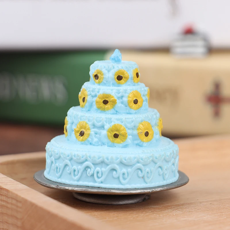 1Pc-Miniature-Birthday-Cake-Model-Simulation-Food-Kitchen-Toy-Cakes-Toy ...