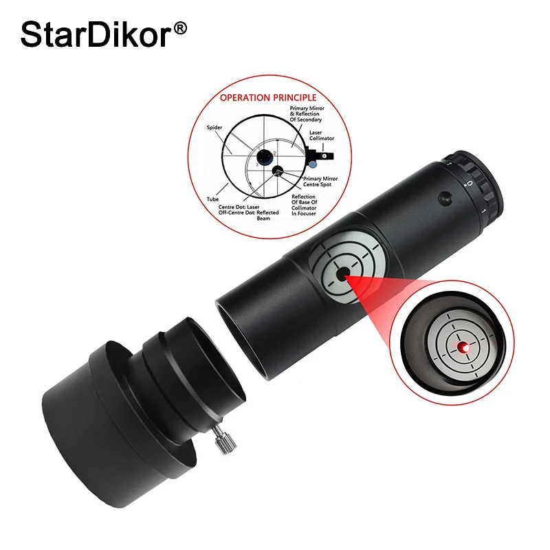 StarDikor-1-25-Inch-Laser-Collimator-With-2-Adapter-For-Newtonian ...