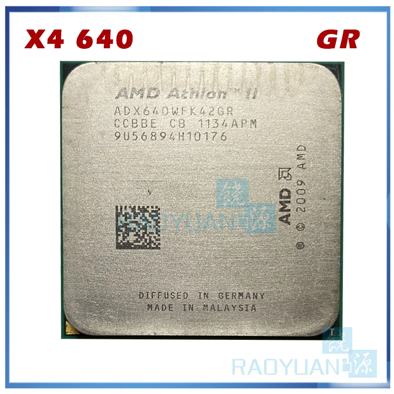AMD Athlon II X4 640 3 GHz czterordzeniowy procesor CPU ADX640WFK42GR gniazdo AM3|Procesory ...