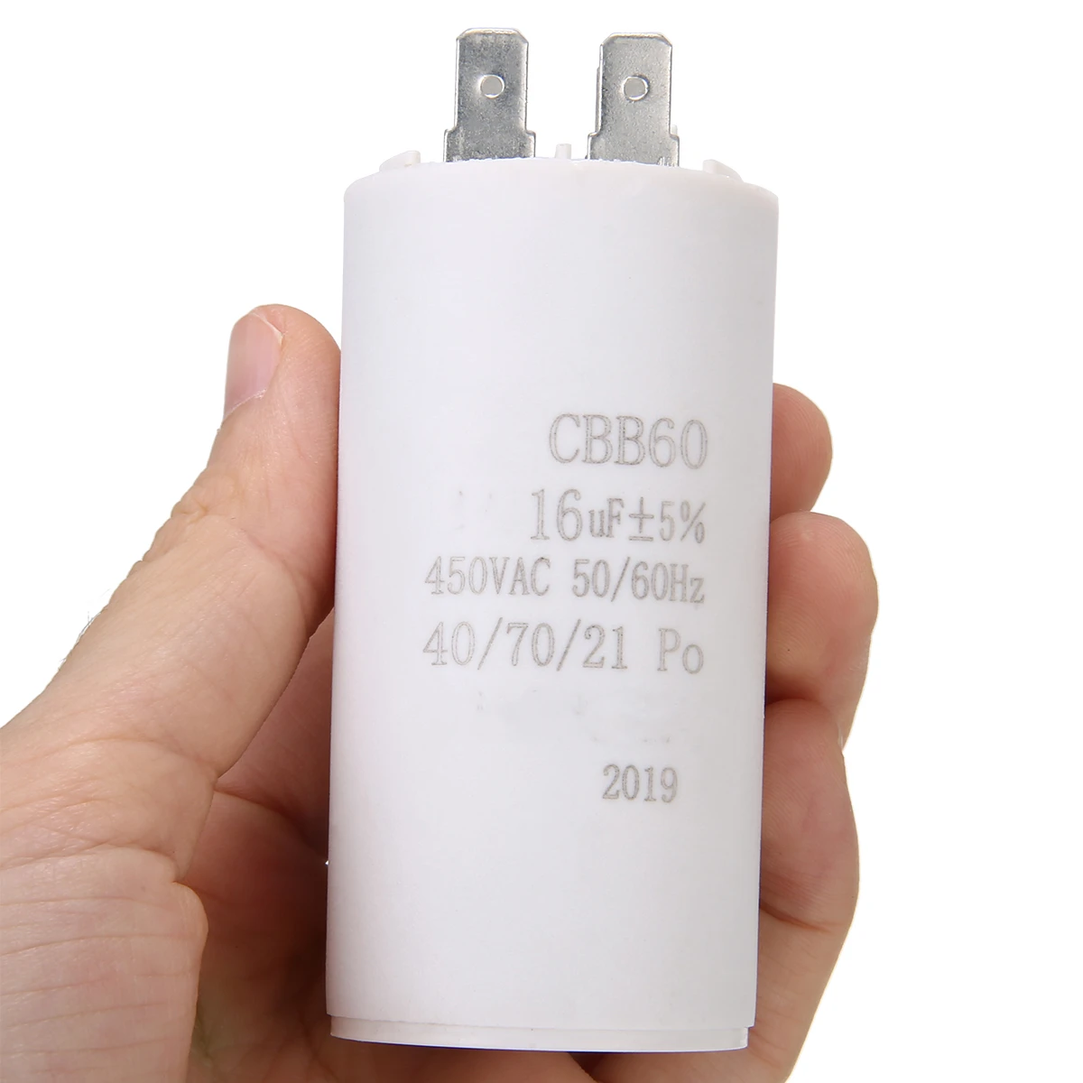 16uf 450v Cbb60 Capacitor Motor Double Insert Water Pump Starting Run Capacitors Motor Permanent ...