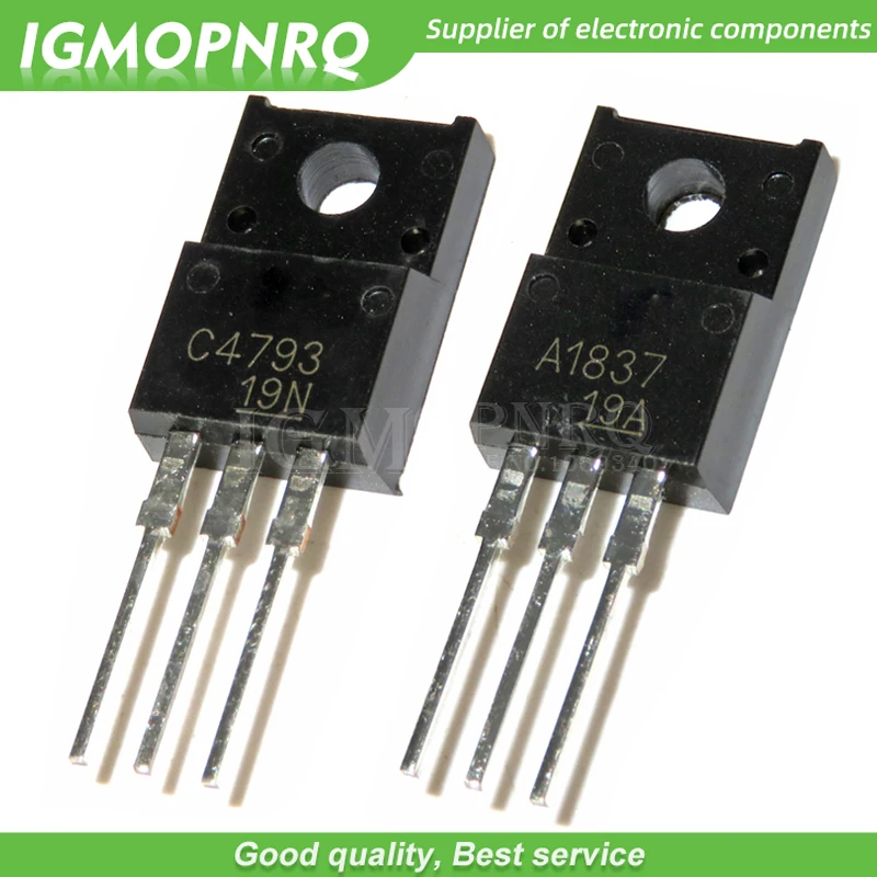 10Pair-20PCS-2SC4793-2SA1837-C4793-A1837-230V-1A-TO220F-each-10pcs-New ...
