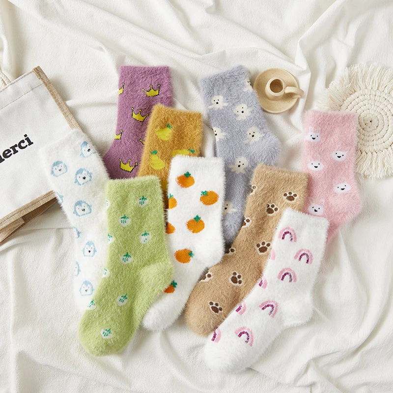 Women-Thermal-Fluffy-Socks-Autumn-Winter-Snow-Socks-Girls-Ins-Fashion ...