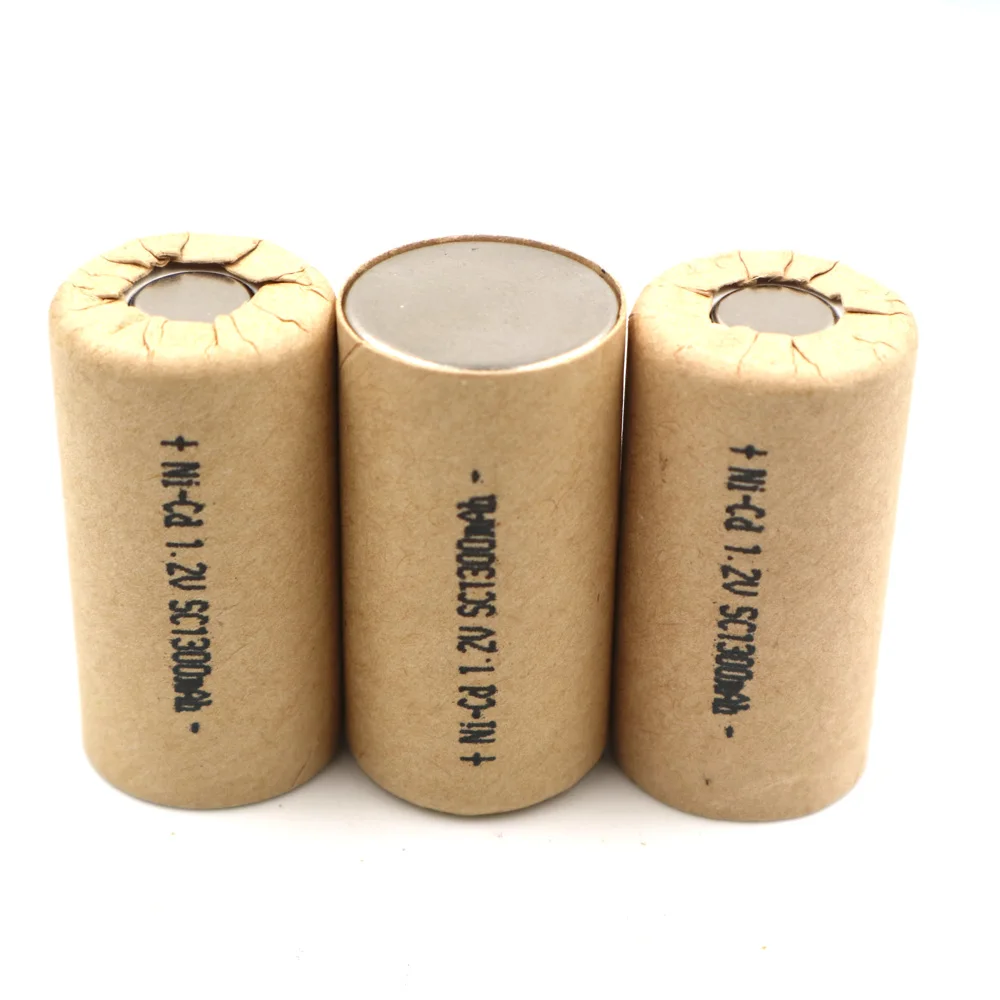 C-P-SC1300mAh-NI-CD-Wiederaufladbare-Power-Werkzeuge-Batterie-Zelle ...