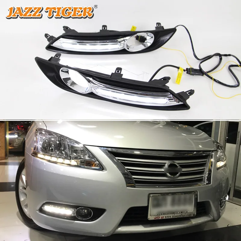 12V-Daytime-running-lights-For-Nissan-Sentra-2012-2013-2014-2015-LED ...