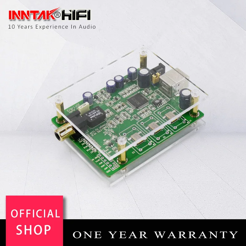 XMOS XU208 USB To Coaxial DAC Digital Interface With case / I2S Support ...