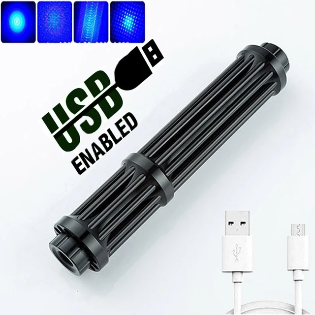 High Power Blue Laser Torch Pointers 450nm 10000m Most Powerful laser ...