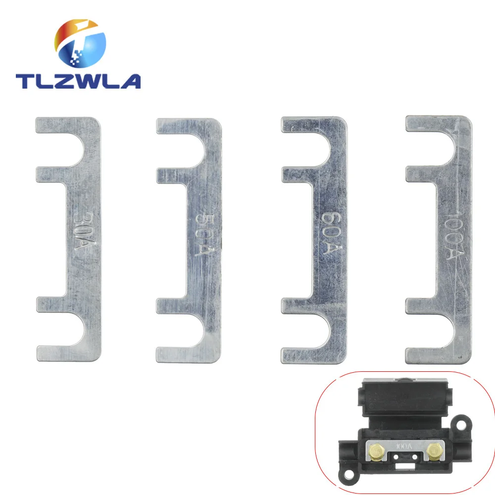 5PCS Auto fuse Flat Plate Type 32V Fork Type Bolt Battery Fuse Car ...