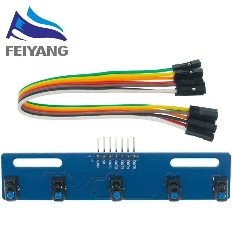Tcrt5000 5 Channel Infrared Reflective Sensor Kit Bar - vrogue.co