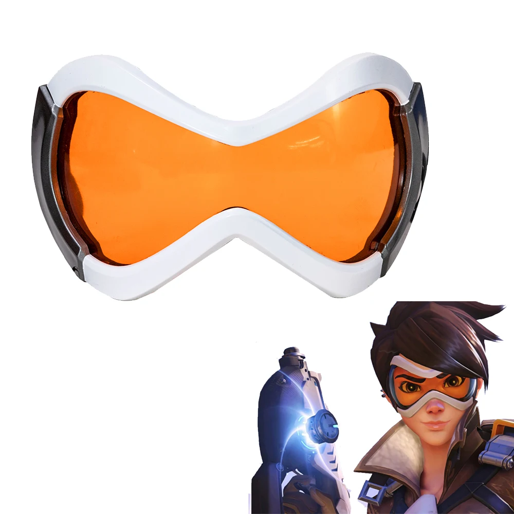 Overwatch Tracer Orange Lens Eye Mask - AllCosplay.com